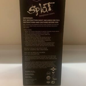 Splat | Hair | New Splat Midnight Indigo Hair Color | Poshmark